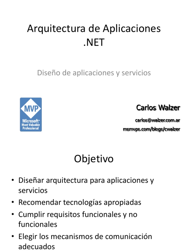 Arquitectura de Aplicaciones .NET | .NET Framework | Consulta integrada ...
