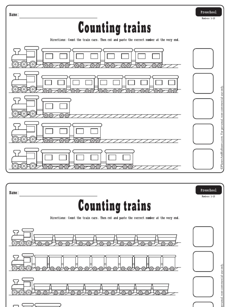 Preschool Number Worksheets 1-10 PDF | PDF