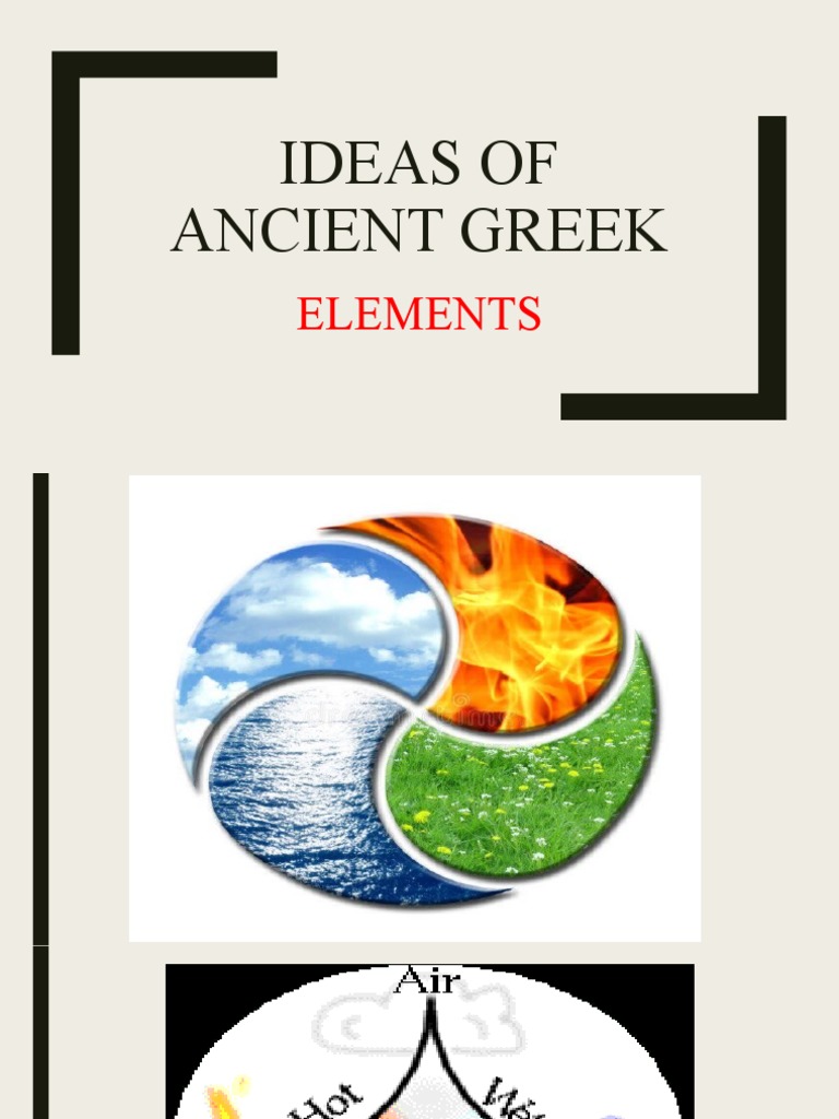 Ideas of Ancient Greek: Elements | Download Free PDF | Carbon Dioxide ...