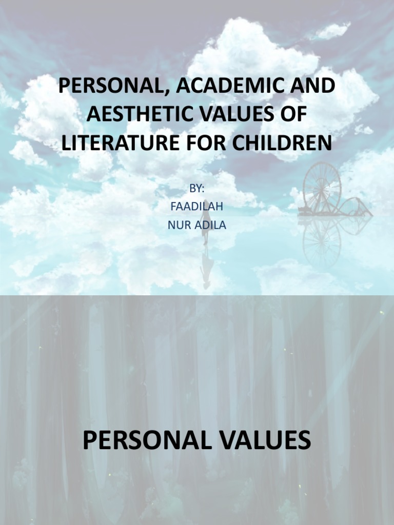 TOPIC 2 - Personal, Academic and Aesthetic Values | PDF | Aesthetics ...