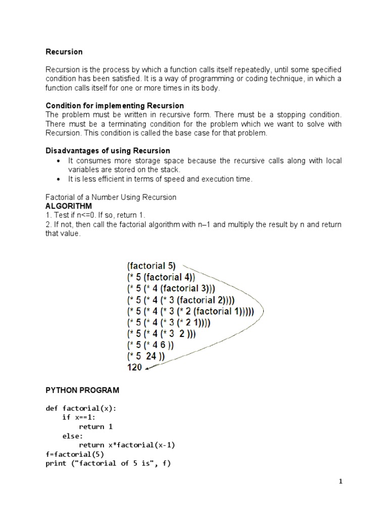 Recursion | PDF | Software Engineering | Discrete Mathematics