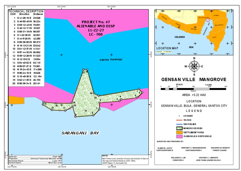Gensan Ville Bula Location Map | PDF | Infographics | Space