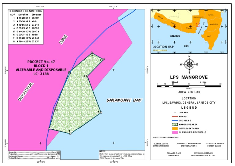Technical description of Block-I Alienable and Disposable area | PDF ...