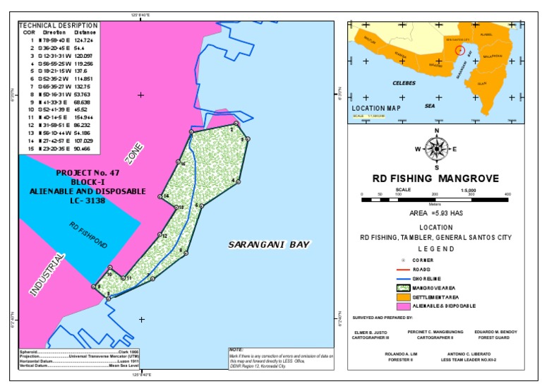 46 Rdfishing - Calumpang - Mangrove PDF | PDF | Map | Geographic Data ...