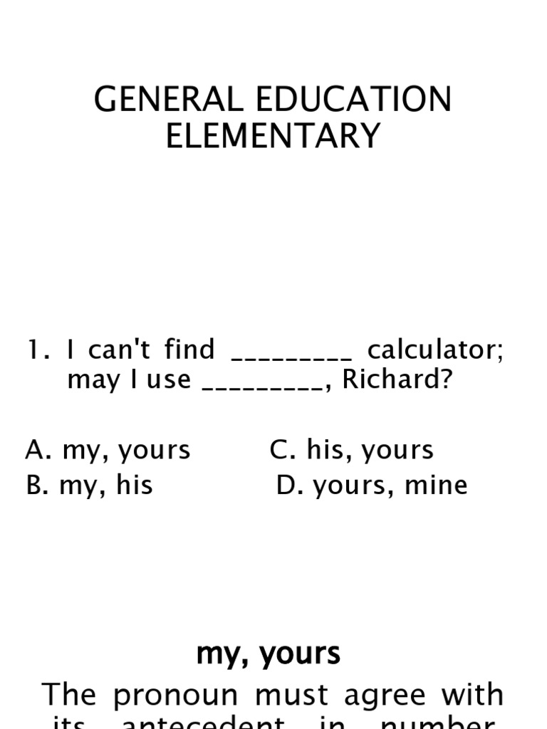 General Education Elementary | PDF | Magnetism | Water Pollution