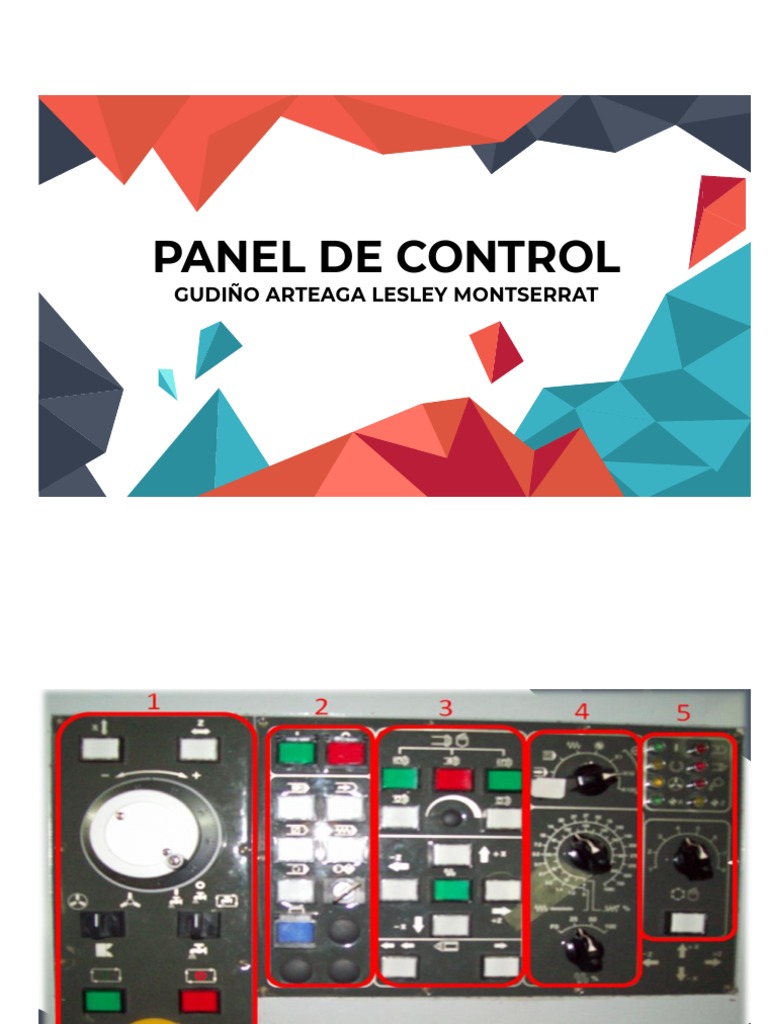 Panel de Control | PDF | Control numerico | Programa de computadora