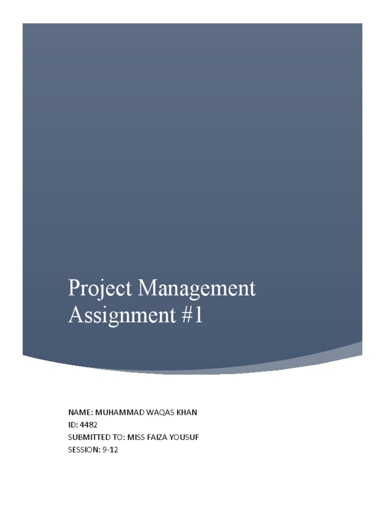 Pm Assignment 1 Pdf Scrum Software Development Agile Software 8098