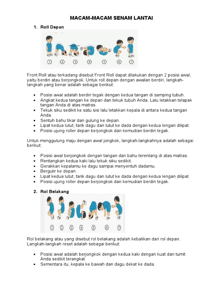 Macam Macam Senam Lantai | PDF