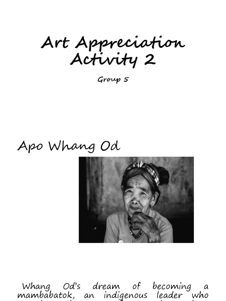 Art Appreciation Activity 2: Group 5 | PDF | Home & Garden