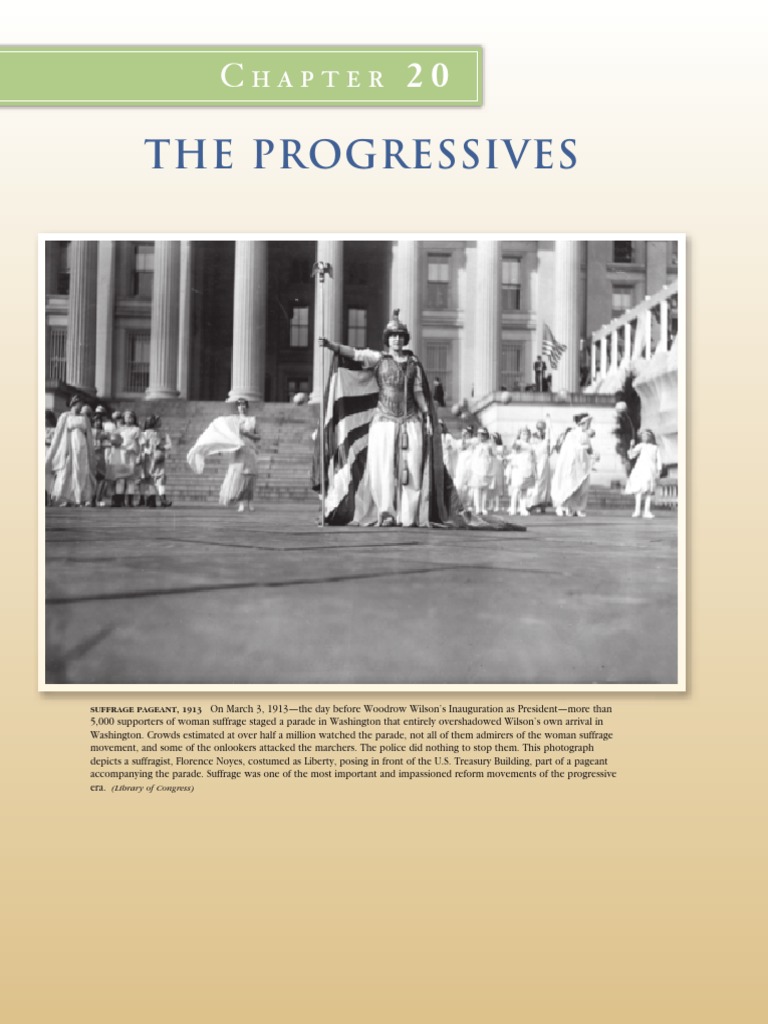 Ch. 20 Brinkley 14 | PDF | Progressivism | Theodore Roosevelt