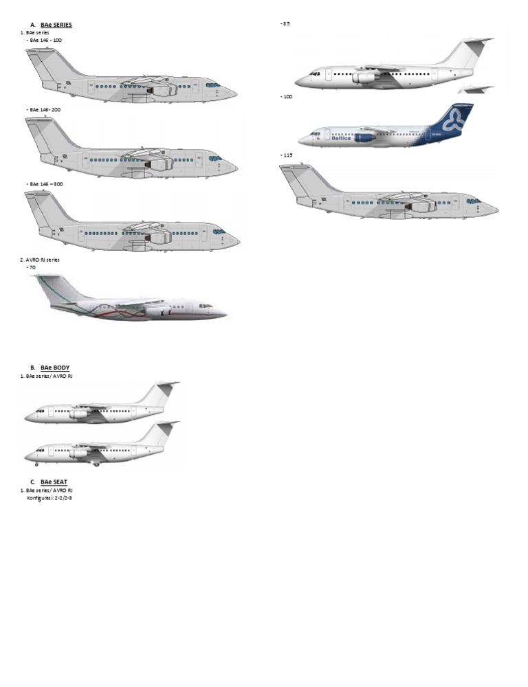 Bae Series - Bae 146 - 100 - 85 | PDF