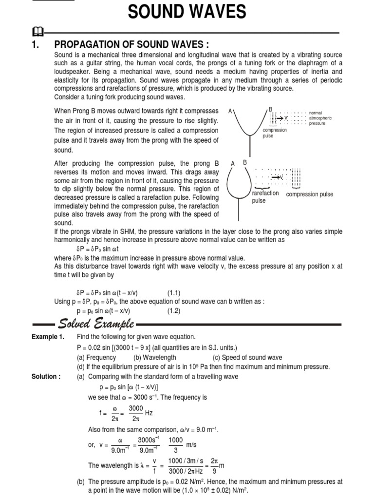 Sound Wave Theory PDF | PDF | Decibel | Sound
