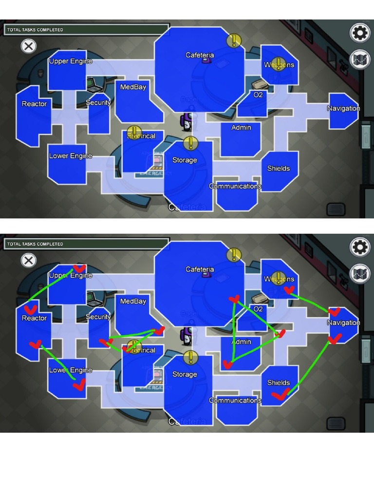 The Skeld Map Layout | PDF