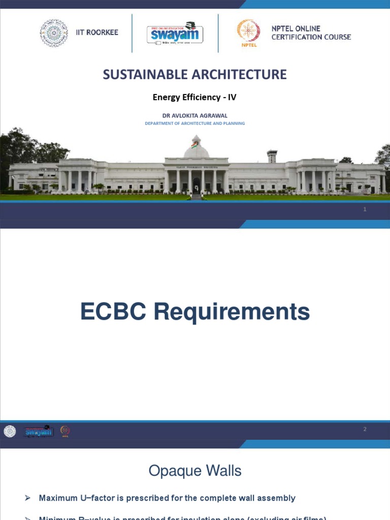 Sustainable Architecture: Energy Efficiency - IV | Download Free PDF ...