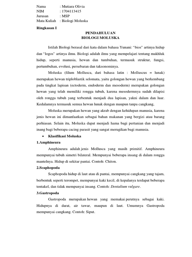 Ringkasan Mutiara Olivia | PDF