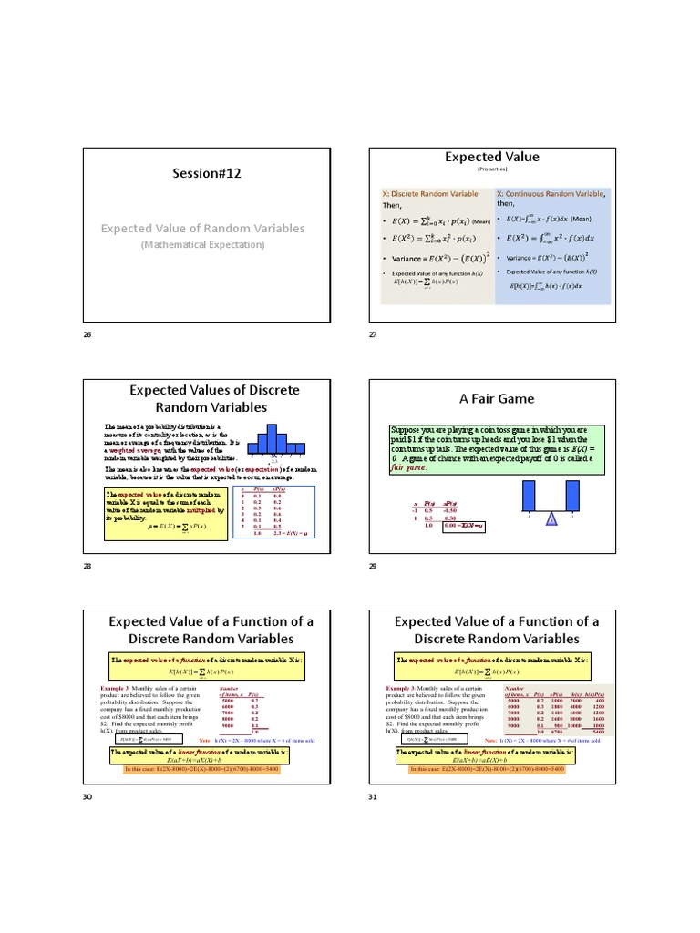 Data Analysis | PDF | Expected Value | Probability Distribution