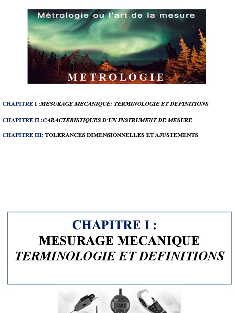 Métrologie : Terminologie et Mesurage | PDF | Métrologie | Mesure