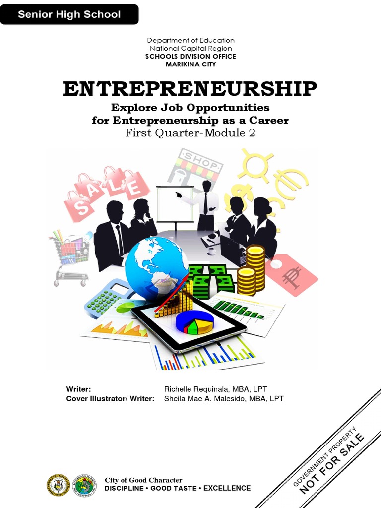 SHS ABM G12 Q1 M2 ENTREP Job-Opportunities FINAL | PDF | Entrepreneurship | Competitive Advantage