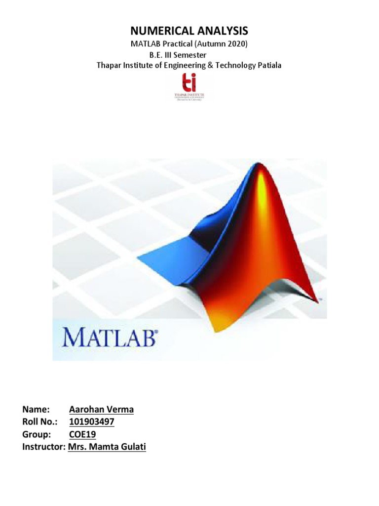 Tiet Matlab1 | PDF