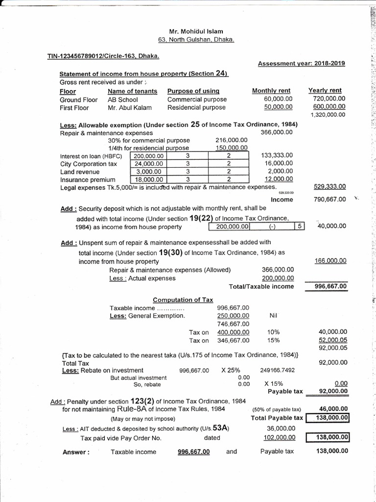 Tax Practice Math Solution PDF | PDF | Tax Refund | Income Tax