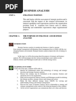 Strategic Business Analysis Overview | PDF