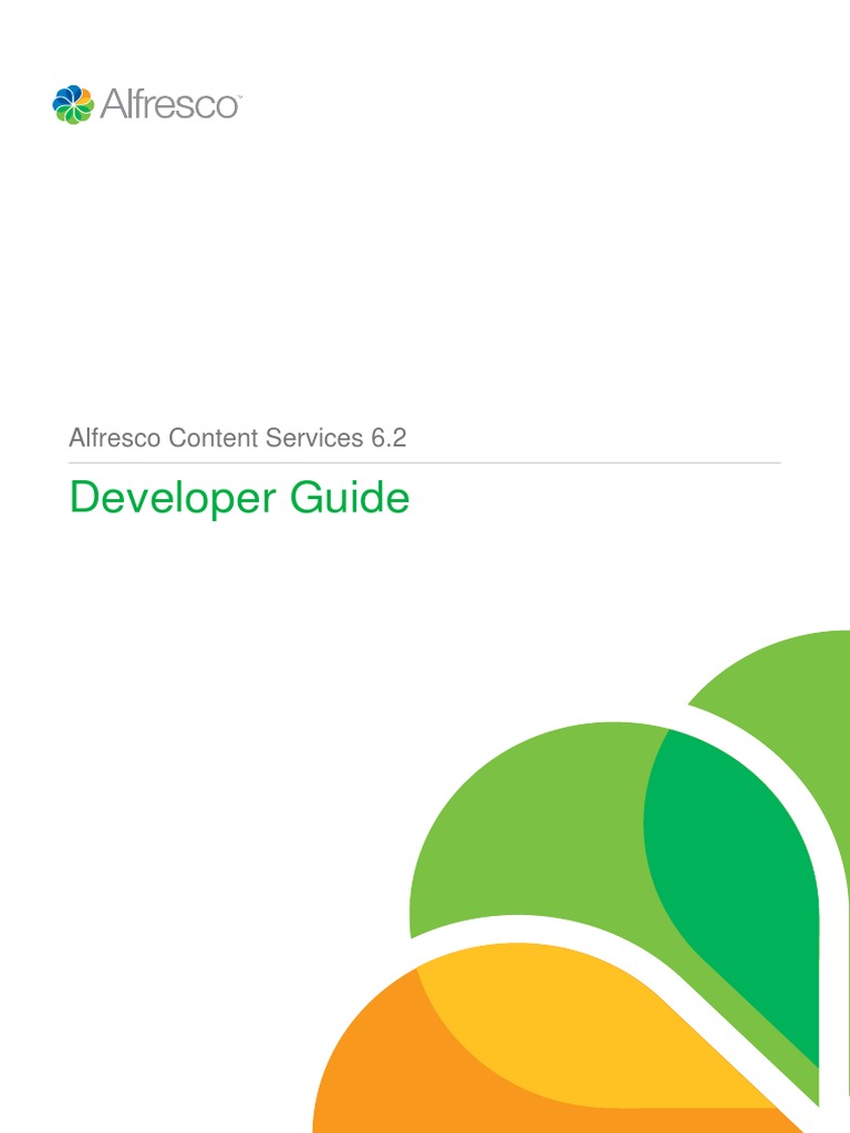 Developer Guide: Alfresco Content Services 6.2 | PDF | Application Programming Interface | Web ...
