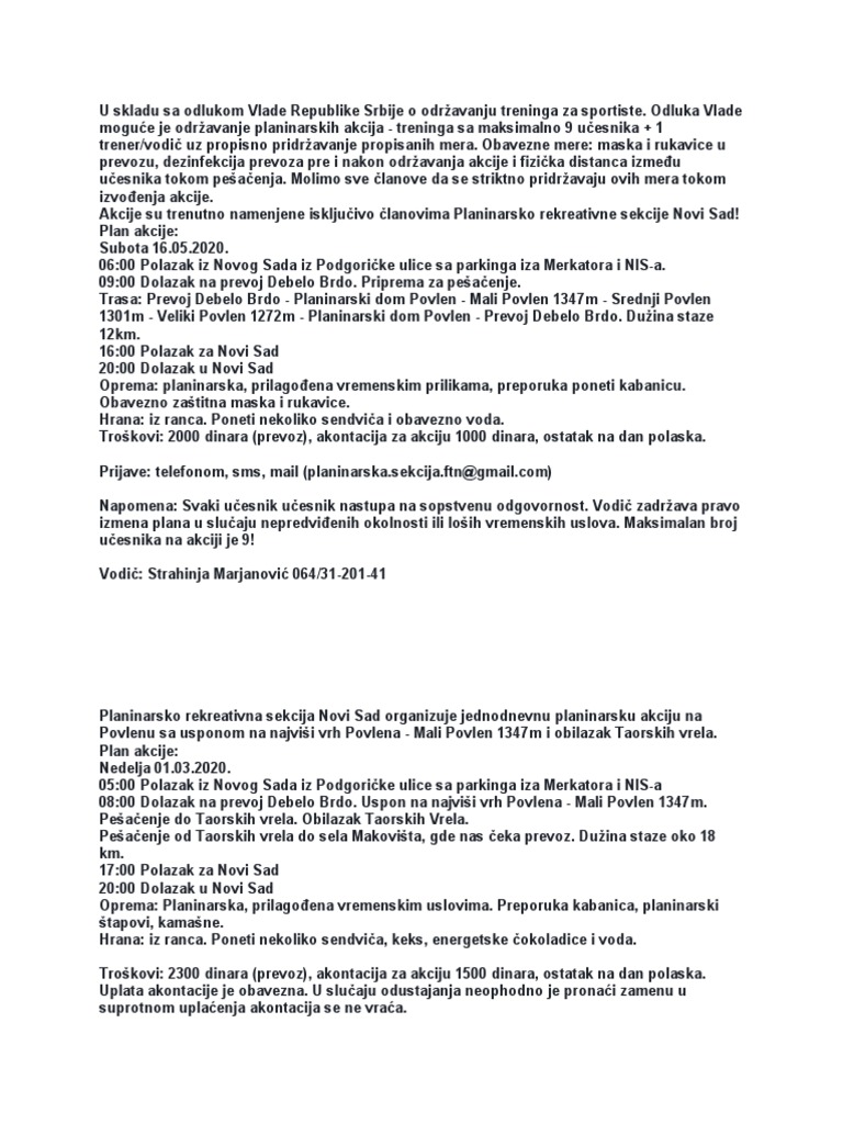 Povlen | PDF