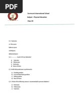 Physical Education Class 12 Chapter 1 Notes | PDF | Sports & Recreation