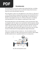 Calculations For The Anti Ackermann Steering Mechanism - BAJA Tutor | PDF