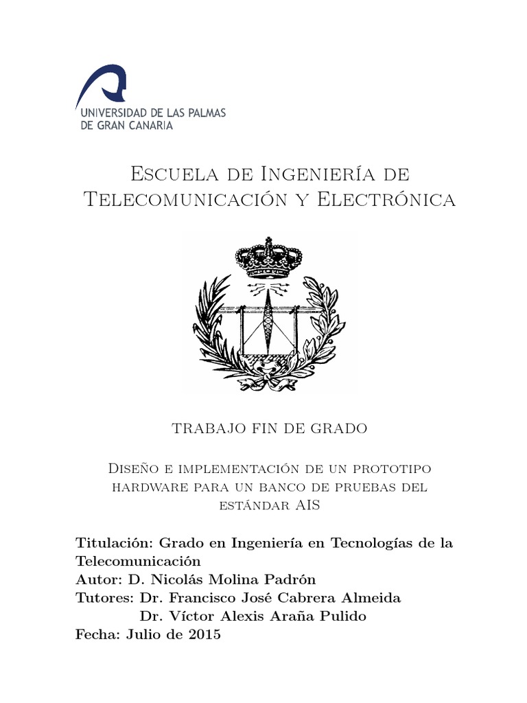Memoria TFG Nicolas | PDF | Electrónica | Ingeniería Informática