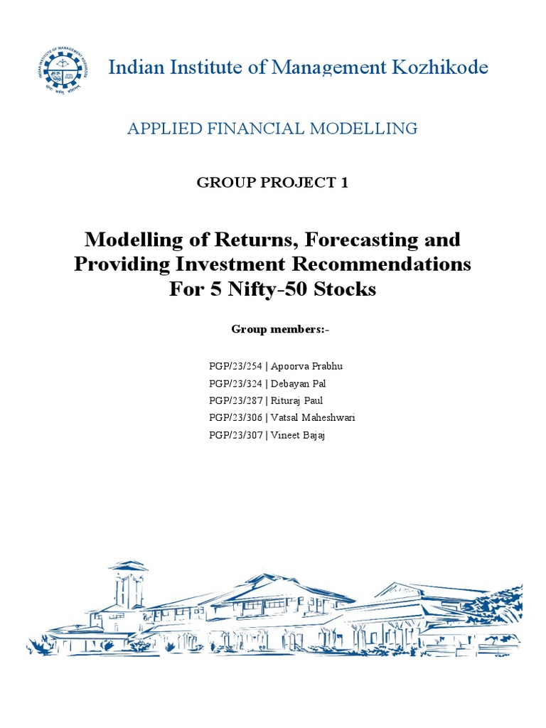 Group Project Report | PDF | Akaike Information Criterion | Errors And ...