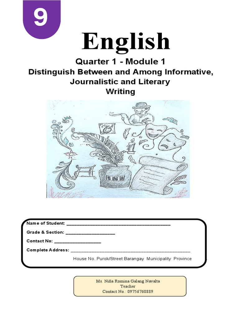 English 9 Lesson 1 | PDF | Journalism | News