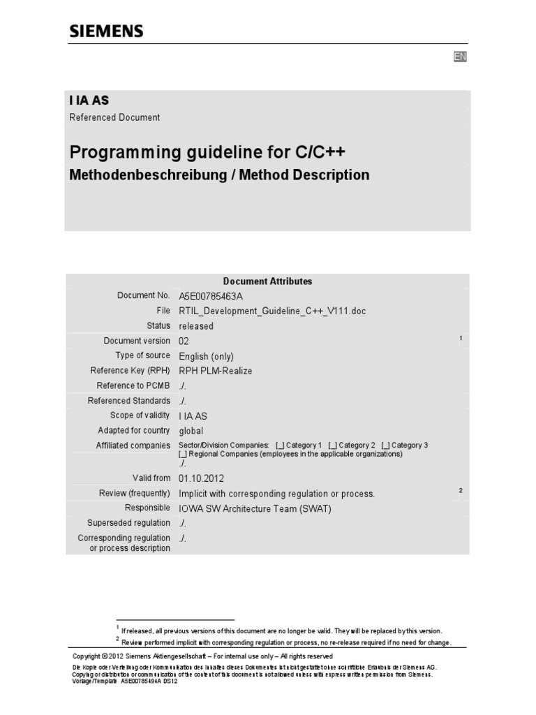 Coding Guidelines C Pdf Pointer Computer Programming C
