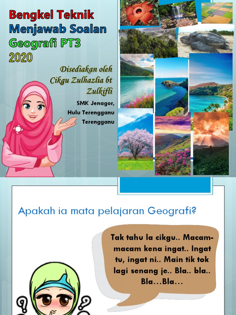 Bengkel Teknik Menjawab Geo PT3, 2020 - Disediakan Oleh Zulhazlia BT Zulkifli - PDF | PDF