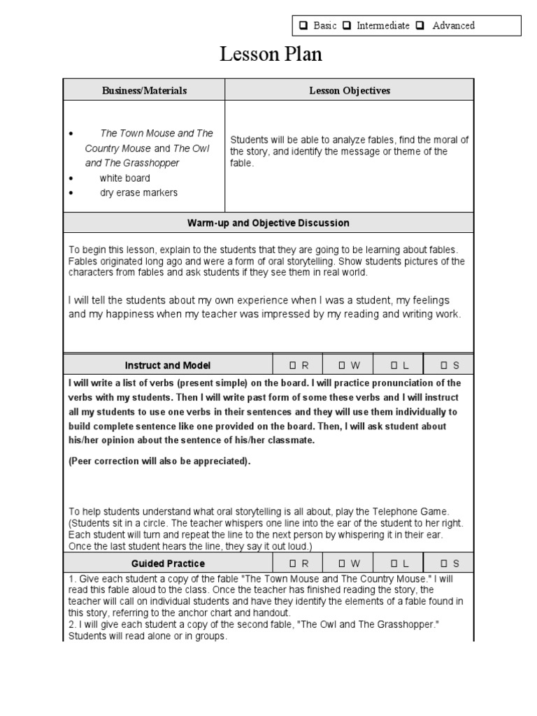 Lesson Plan Reading | PDF | Lesson Plan | Reading Comprehension