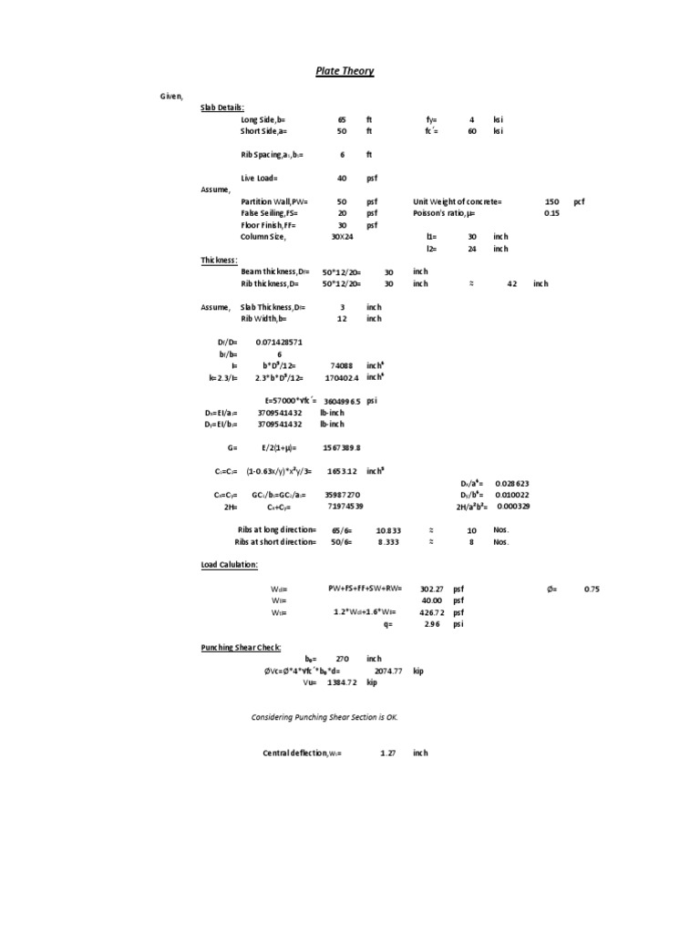 Structural Load Calculation and Analysis | PDF | Civil Engineering ...