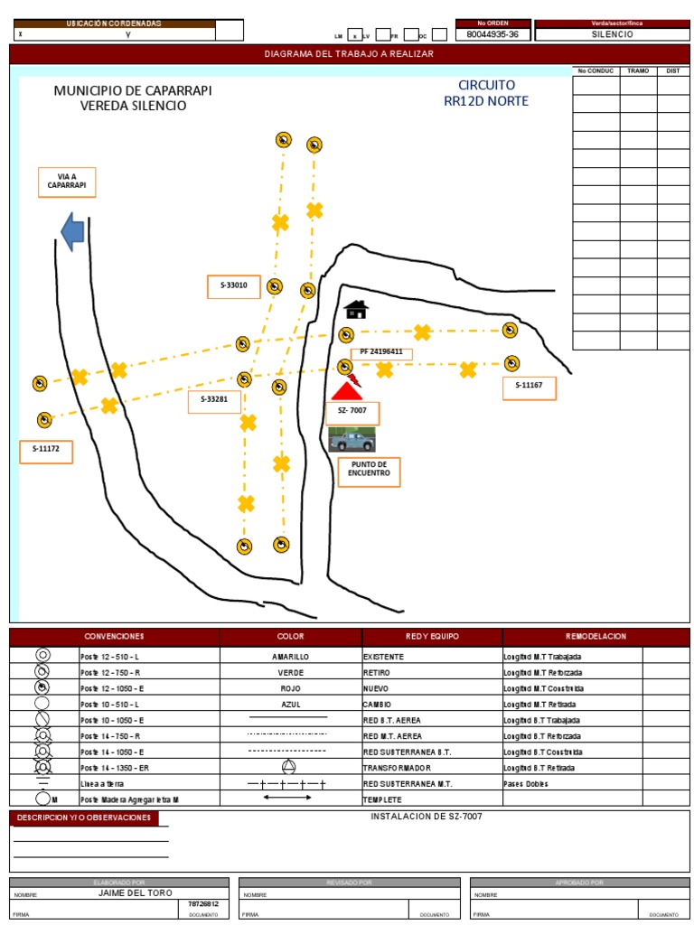 Plano Vereda Silencio Gom 80044935 | PDF | Transporte