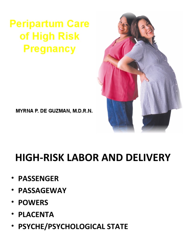 High - Risk Labor and Delivery 2 | PDF | Childbirth | Preterm Birth