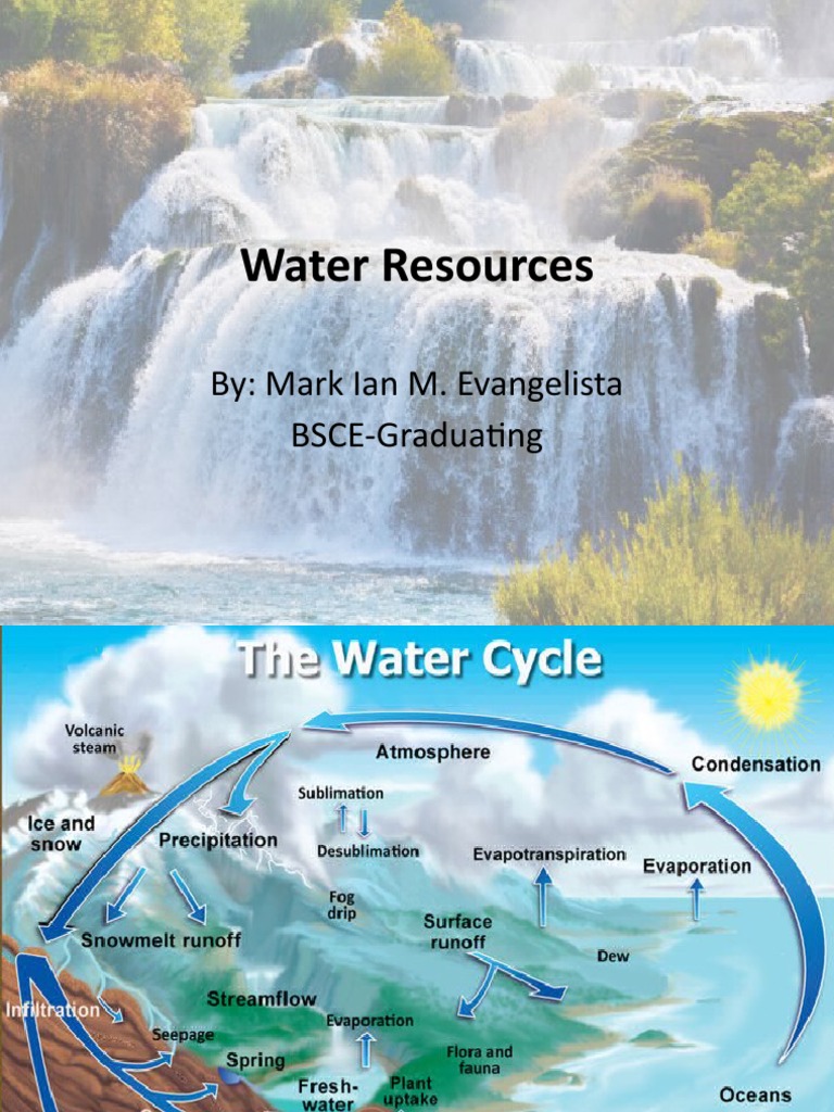 Water Resources By Mark Ian M Evangelista Bsce Graduating Pdf
