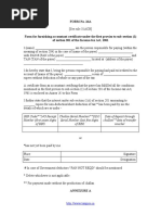 Transporter TDS Non-Deduction Declaration 2025-26 | PDF
