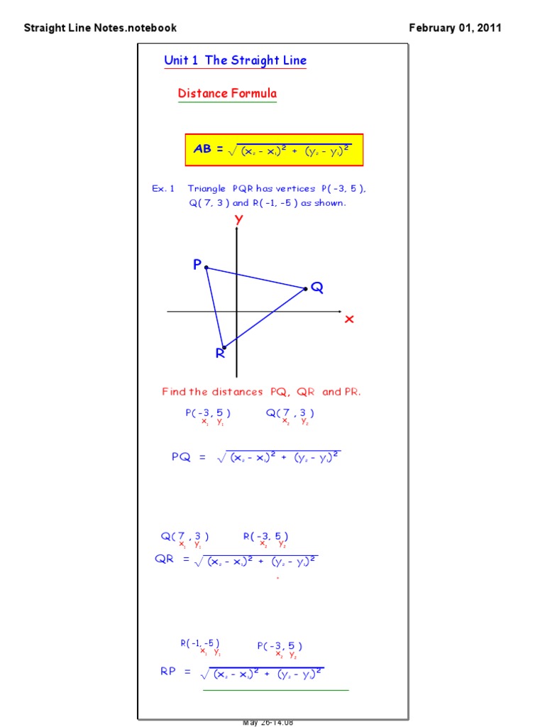 H 1.1 Straight Line | PDF | Classical Geometry | Polytopes