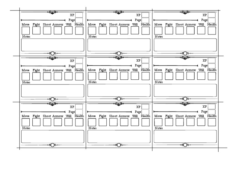 Rangers of Shadow Deep - Blank Monster - Cards | PDF