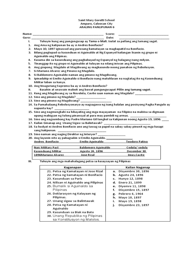 Grade 6 | PDF