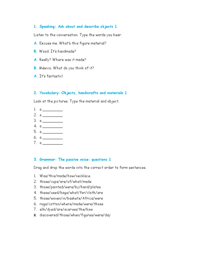 Describing Objects and Materials | PDF