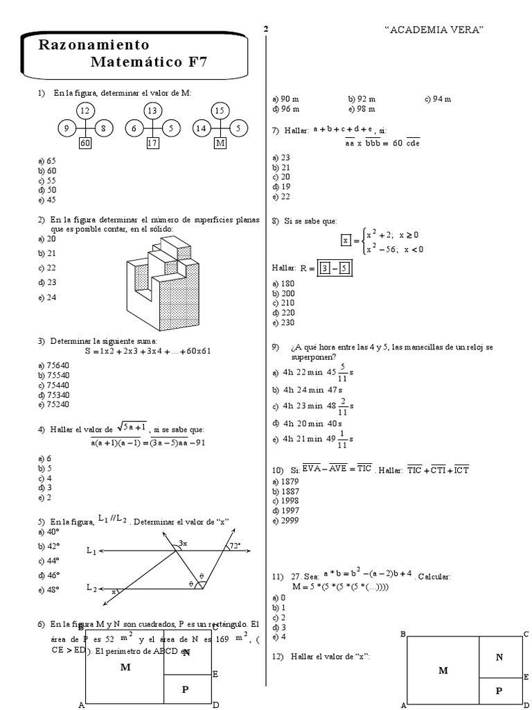 Practica 7 | PDF | Matemática Elemental | Geometría triangular
