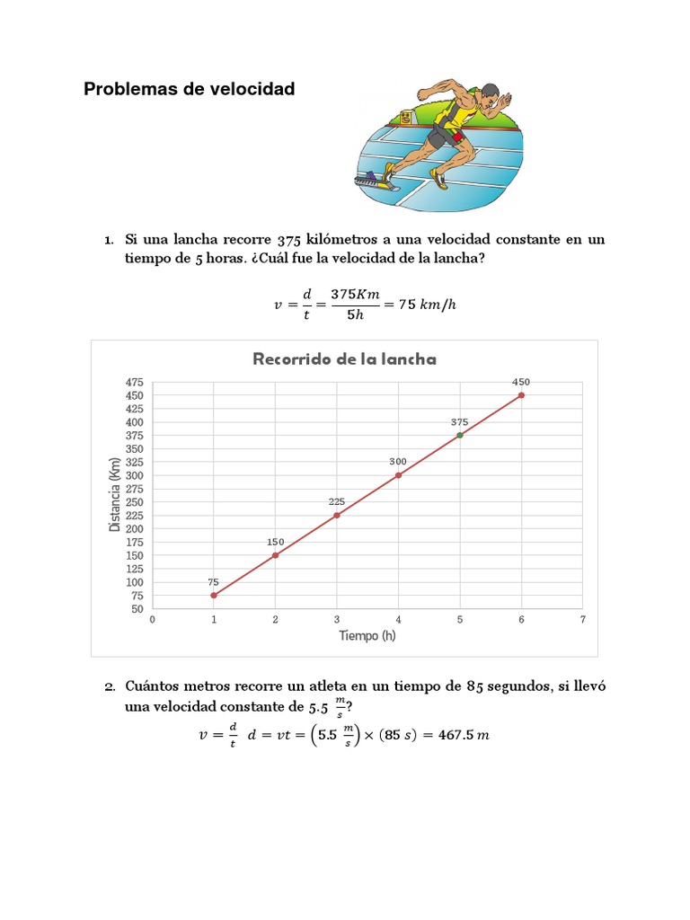 Problemas Velocidad y Aceleración - Aldonso PDF | PDF