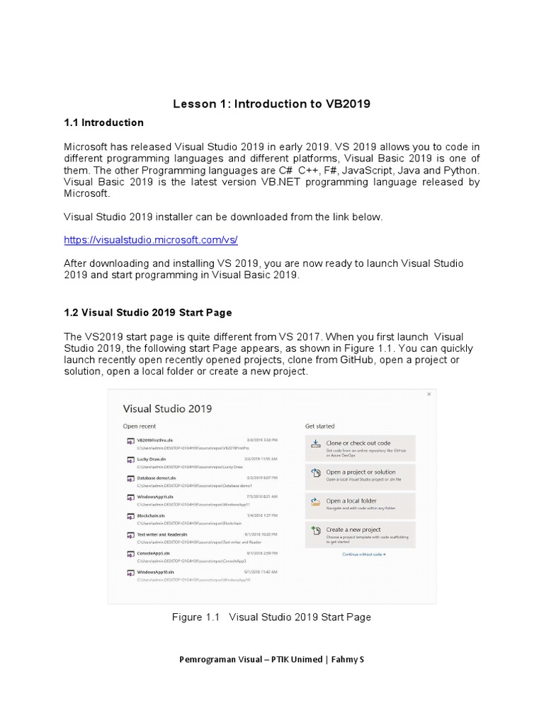 An Introduction to Visual Basic 2019: Designing the User Interface ...