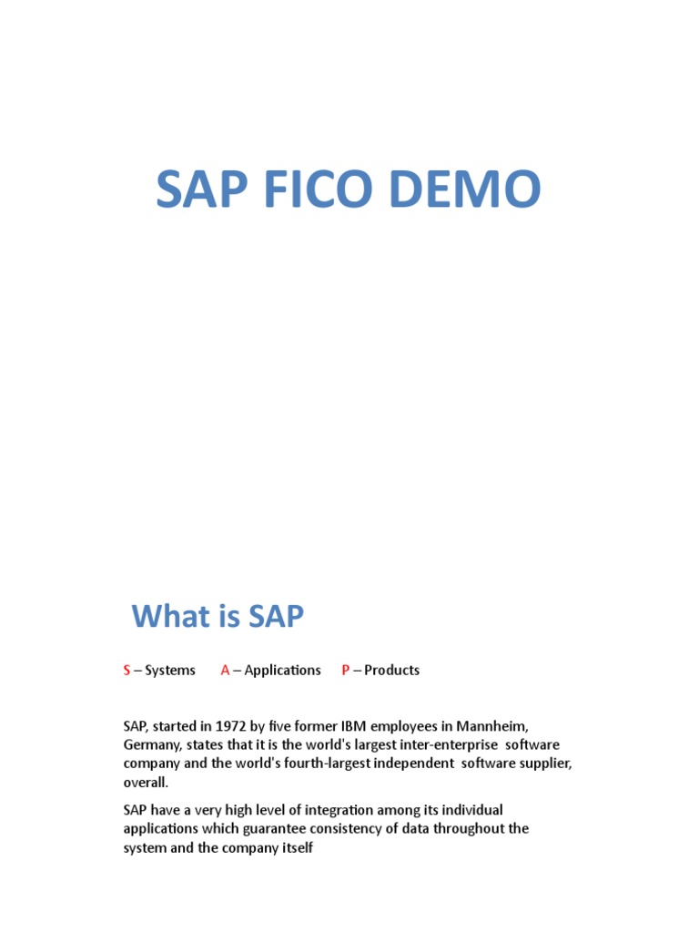 Fico Demo | Download Free PDF | Sap Se | Depreciation