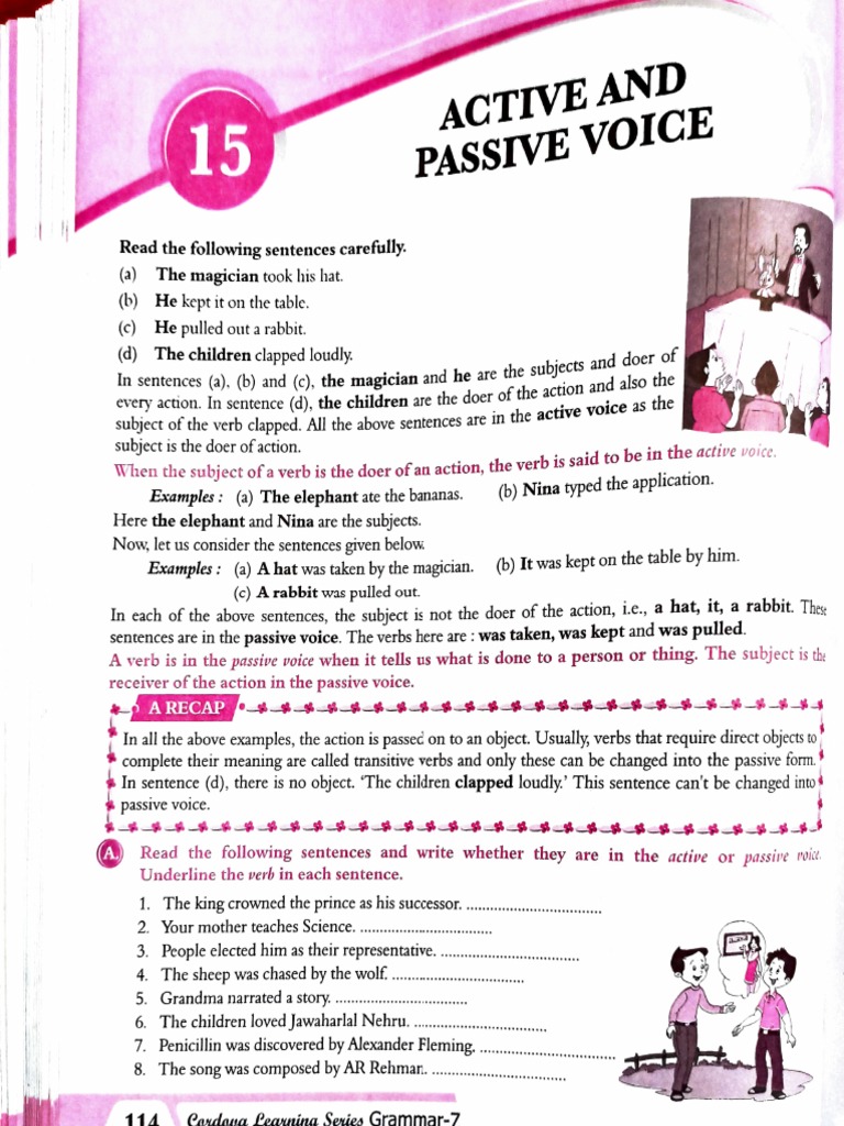 Chapter15 - Active and Passive Voice | PDF | Verb | Subject (Grammar)