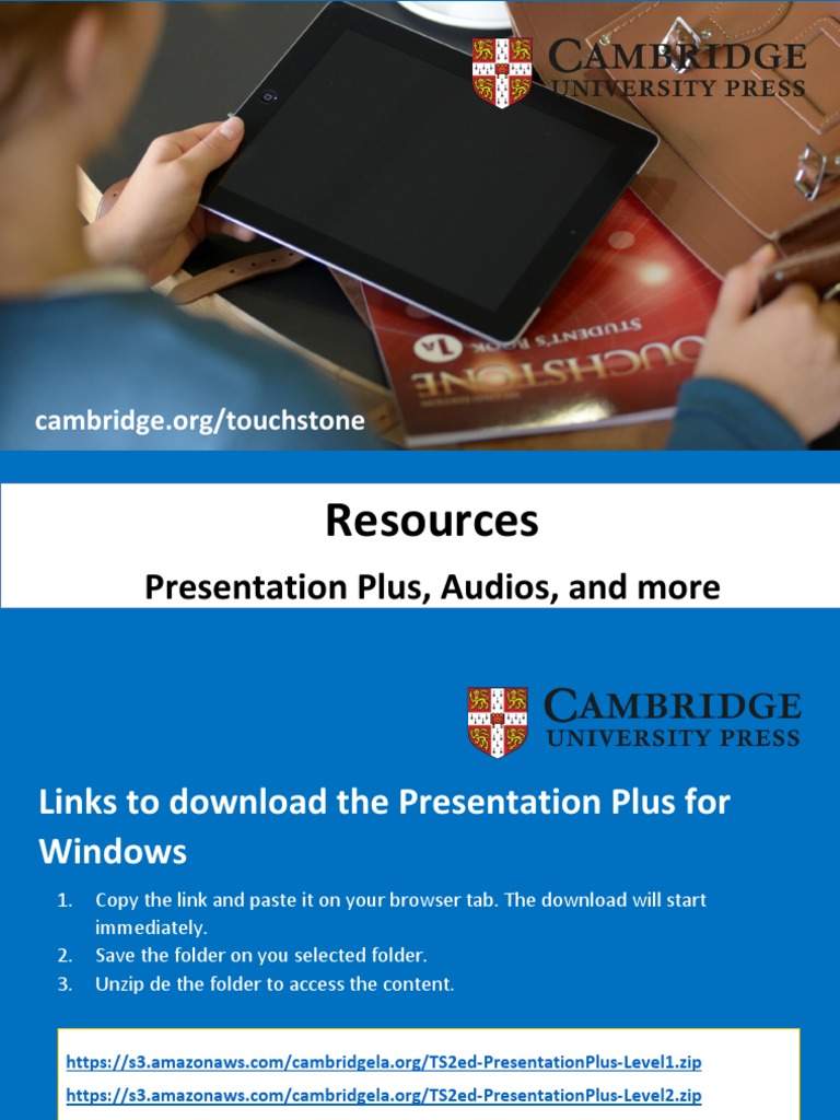 Touchstone Interactive Resources Guide | PDF